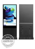 China 55 Inch Touch Screen Kiosk Floor Standing Lcd Android Advertising Player for sale