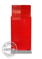China Advertising Standee Hd Touch Screen Kiosk Digital Signage Totem With Emergency Kit Box for sale