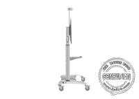 China A6061 T6 Aluminum Alloy Movable Advertising TV Stand for sale