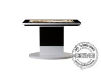 China 43 Inch Metal Case Tempered Glass PCAP Touch Table With 10 Touch Point For Coffee Shop for sale