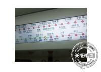 China Shockproof 28.8inch Open Frame Train Bar Display 700cd / M2 Subway Digital Signage Gps Stretched Display for sale