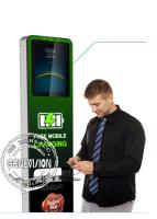 China 21.5 Kiosk Digital Signage Display Stands Cell Phone Charging Station Multi Media Ads for sale