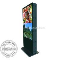 China Two Side Lcd Video Displayer Advertising Kiosks Two Display High  Signage for sale