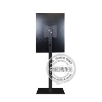 China 21.5inch android wifi black color charging advertising kiosk with charging mobile phone wire for airport for sale