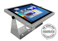 China 17 inch Stainless Steel IP68 Wall Mount Table Standing Touch Screen Waterproof Outdoor Digital Signage for sale