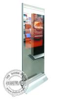 China Motion Sensor Hotel Standing Kiosk Digital Signage Show Magic Mirror Advertising Display Hd Resolution for sale