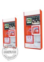 China Lcd Display Cabinet Kiosk Digital Signage With Wifi , Aed Emergency Cardiac First Aid Advertising Station for sale