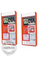 China Lcd Display Cabinet Kiosk Digital Signage With Wifi , Aed Emergency Cardiac First Aid Advertising Station for sale