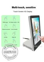 China 15.6inch L shape table advertising screen touch or no touch screen for counter for sale