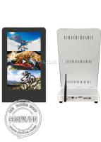 China 15.6inch L shape table advertising screen touch or no touch screen for counter for sale