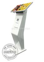 China 21.5inch K Design Standing Installation Self Service Kiosk With 1920*1080 Resolution for sale