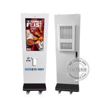 China 32inch Outdoor Digital Signage Ip65 Smart Display With Qr Code Scanner And Printer for sale