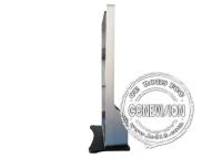 China 55inch Smart Touch Kiosk with Shoes Cleaner Interactive Android Advertising Standee with remote managing Software for sale