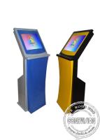 China Slim Touch Screen Kiosk Free Standing , All In One With Panel Screen And Thermal Printer Self-Service Machine for sale