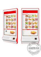 China 32inch Automatic Ordering Machine Self Service Touch Screen Payment Kiosk For Fast Food Restaurant With Card Reader for sale