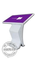 China 43 Inch Podium Windows All In One Pc Interactive Query Machine 10 Points Ir / Pacp Touch for sale