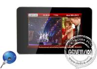 China Full Hd 22 Inch 1680 X 1050 Lcd Advertising Media Player Totem Support Avi / Mp3 / Jpg for sale