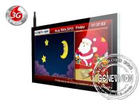 China 65 Inch TFT Wall Mounted Digital Signage Wifi , LCD Advertising Display Screen for sale