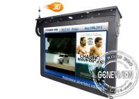 China TFT 3G Bus Digital Signage Support 3G SIM Card Split Screen Display Inside Power Amplifier for sale