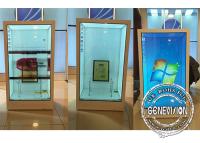 China Full HD 21.5 Inch Transparent LCD Showcase With Touch Screen for sale