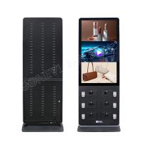 China Interactive Lcd floor standing digital signage display  Phone Charging Password Cabinet Digital Signage for sale