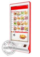China Capacitive Touch Screen Self-service Paying Machine 32inch Ultra-thin Smart Wall-mount LCD Display with Printer and NFC for sale
