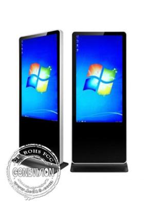 China Slim 43 inch Android Touchscreen Digital Signage Kiosk with Wifi and Google Store for sale