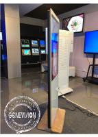 China Ready Stock 43inch Discount Slim Advertising Standee AUO Screen 400nits Kiosk Digital Signage Remote Managing with Wifi for sale
