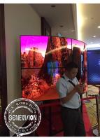 China Curved Splicing Led Digital Signage Video Wall 49 Inch Narrow Bezel 9mm In 500cd / M2 for sale