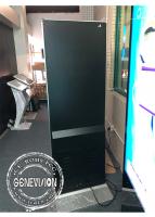 China Ready Stock Thin Housing Touch Screen Kiosk Ubuntu OS Wifi Infrared Touch Standee for sale