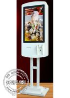 China Floor Standing Touch Screen Kiosk Order Machine , Fast Food Store Dish Order Self Service Kiosk for sale