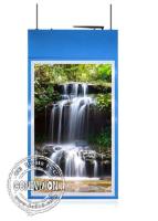 China Dual Screen Utra thin Wall Mount LCD Display 450cd / m2 LG Panel Android Advertising for sale