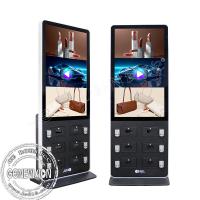 China Touch Phone Charging Advertising Display With 6 Boxer With Lock For Phone Charging for sale