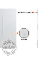 China White Lift Wall Mount LCD Display , Elevator LCD Advertising Player Super Thin Frame for sale