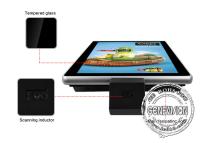 China 1080p Bar Code Scanner Wall Mount Lcd Display Retail Shop Remote Control Advertising for sale