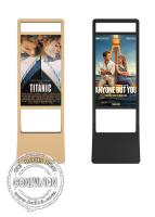 China 43 49 55 inch High brightness window lcd display Double sided digital advertising screens 2500 nits +700 nits for sale