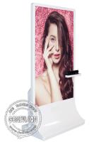 China 65inch Floor Stand Wifi Digital Signage / Windows 10 Interactive Kiosk With Kinect Camera for sale