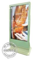 China 65inch Touch Computer Kiosk Wifi Digital Signage Floor Standing Touch Monitor with  in, Media Player Box Inbuilt for sale