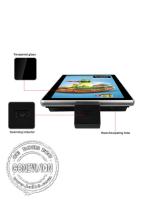 China Indoor Lcd Screen Scanner Kiosk Digital Signage With Scanner , 110V-240V for sale