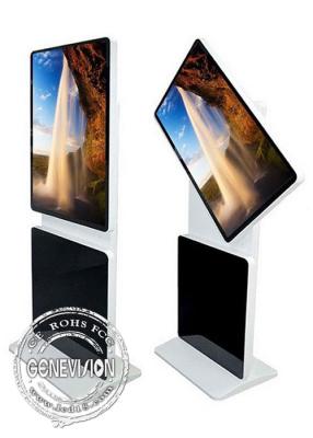 China Rotating Touch Screen Terminals Floor Standing Interactive  Kiosk Wifi Digital Signage for sale