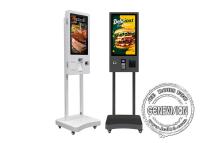China 24inch Android Menu Screen All In One Pos Machine Ordering Food Restaurant Self Service Kiosk for sale