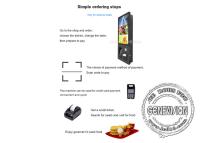 China 24 Inch Android NFC Scanner Portrait Restaurant Self Service Ordering Kiosk , Smart Payment Kiosk With Card Reader for sale