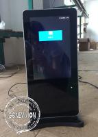 China WIFI Small Table Standing Kiosk Digital Signage Android LCD Media Player Standee for sale