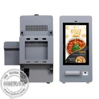 China Outdoor Restaurants Order Payment Kiosk With Ip65 1500nits Outdoor Self Serice Kiosk for sale