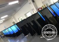 China 43 Inch Slim Shopping Mall Advertising Kiosks Displays Portable LCD Slant Floorstanding for sale