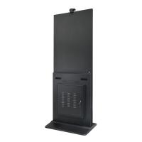 China Touch Screen Wide View Angle Floor Standing Bar Screen 75 Inch With Microphone Camera for sale