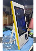 China 27Inch WiFi Wall Mount Self Service Payment Kiosk In PC or Android Custom Color for sale