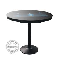 China Ten-point Touch Round Smart Coffee Table for Multi-Touch Entertainment and Functionality for sale