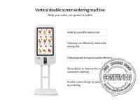 China 32inch Double Sided Touch Screen Payment Terminal for Restaurant Self Service Ordering Kiosk for sale