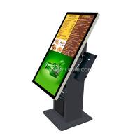 China Touch Screen Restaurants Self Service Payment Kiosk 21.5 Inch Metal Body 5S Time Response for sale